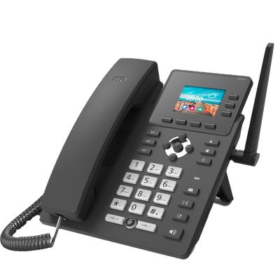 China Enterprise 2.4\" Color Display Wireless IP Phone 3 SIP Lines 3 Speed Dial Keys SIM Card Slot LAN/Wifi 4G Full Bands POE/GSM for sale