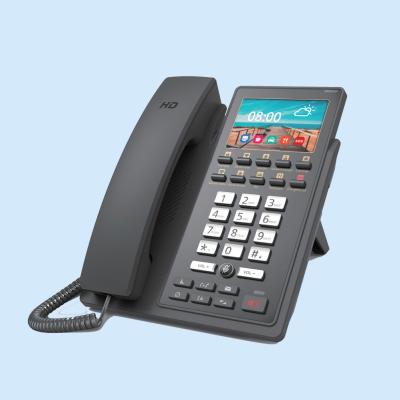 China Wholesale Unlock Hands-free Long Range PSTN+IP Secure Customizable Content Handsets Hotel Table Phones for sale
