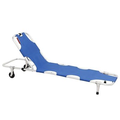 OEM Aluminum Alloy Folding Stretcher For Emergency Rescue Medical Manual