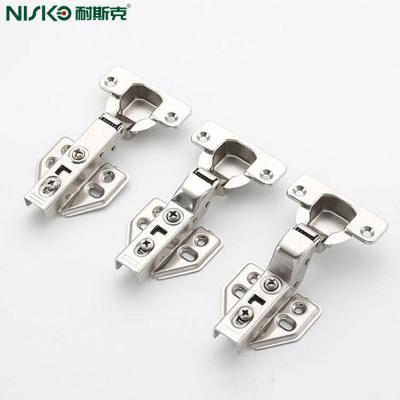 China Two Way Locking Cabinet Door Hinge Free Stop Clip On Soft Closing AH01-A for sale
