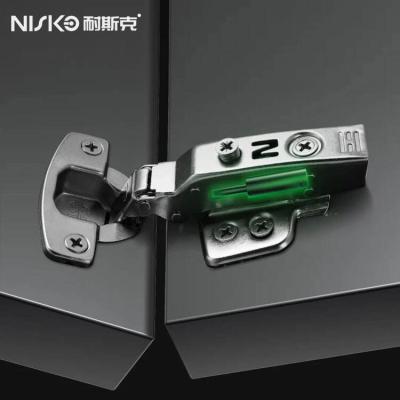 China Two Way Locking Cabinet Door Hinge Free Stop Clip On Soft Closing AH01-A for sale