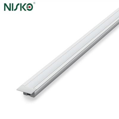 China DC12V Rectangle Wardrobe Led Lamp Magnetic LED Strip Cabinet Lights for Supermarket Shelf Displays for sale
