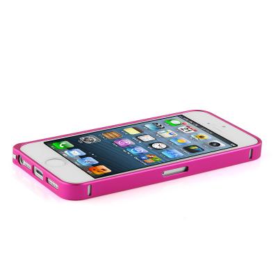Cina Caso protettivo del telefono cellulare del paraurti resistente molle rosa per Iphone5/5g/5s in vendita