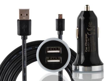 China La carga por USB resistente negra telegrafía para el teléfono micro Samsung/HTC/LG en venta