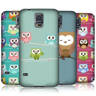 Cina Caso di plastica duro del telefono cellulare del gufo di Kawall per la galassia S5 I9600 di Samsung in vendita