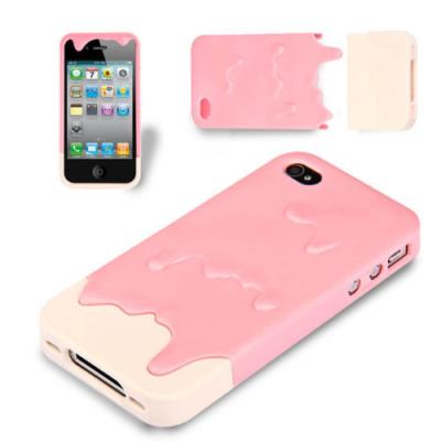 Cina Caso protettivo di iPhone 5 duri svegli del gelato della colata 3D con il protettore dello schermo in vendita