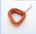 Cina bobine dell'induttore della bobina dell'aria di 0.57mm per la bobina senza fili del caricatore in vendita