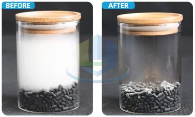 China Black Columnar Activated Carbon The Ultimate Solution for Purifying Sintering Flue Gas and Removing VOCs Sample Free for sale