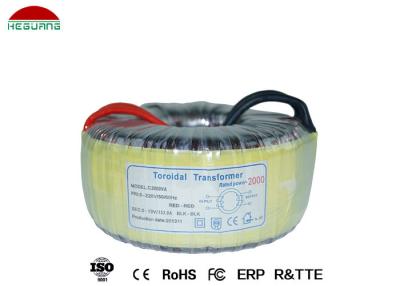 Cina 50Hz/60Hz tipo toroidale efficienza di conversione di più alta energia del trasformatore 2000W in vendita