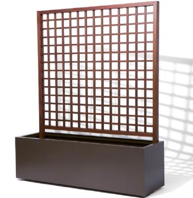 Китай Плантатор ринва Corten цветочного горшка современного дизайна стальной со шпалерой продается
