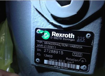 China Rexroth hydraulic piston motor A6VM200HA2-63W-VAB020A Variable displacement for sale