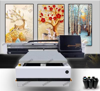 China Flatbed Scanner Type Andemes Uv Flatpanel Printer 6090 Size Three I3200 Print Head 3D Relief Phone Case Acrylic Metal Cup Card Printer for sale