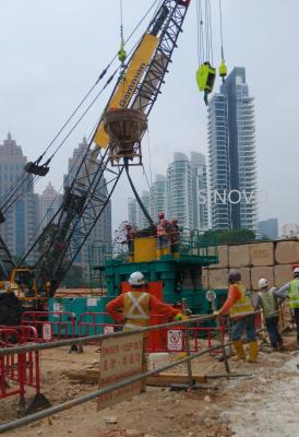 중국 25 톤 모든 케이싱과 교체 드릴링 리그 디젤 엔진 힘 및 600-1300 mm 직경 판매용