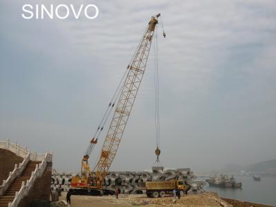 Chine CQUY1500 la chenille hydraulique Crane With High Strength Steel sifflent la capacité de levage forte à vendre