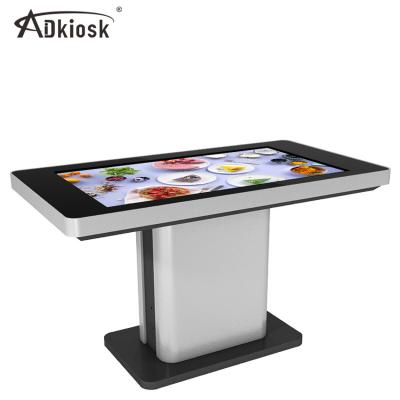 China 65Inch LCD Smart Touch Screen Coffee Table 240V Multi Points 16.7m Color for sale