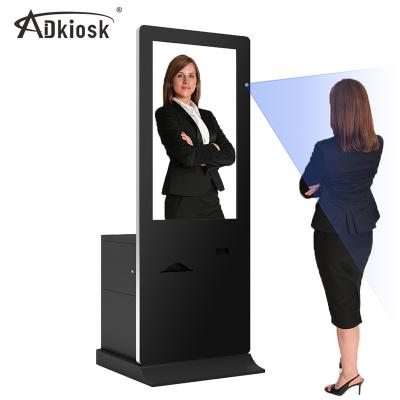 China 604mm LCD Touch Screen Kiosk Interactive Selfie Photo Booth 49Inch for sale