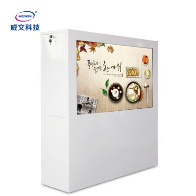 中国 赤外線接触広告のデジタル表記6ms 3dの透明なショーケース 販売のため