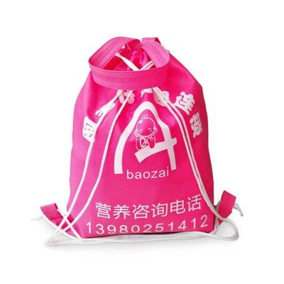 Cina Bene durevole non tessuto della maniglia della borsa del cordone dei pp 115Gsm con stampa del trasferimento di calore in vendita