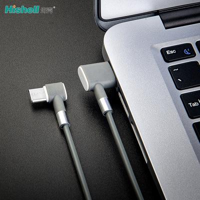 Cina Il telefono cellulare a forma di L USB del gomito cabla l'anti impronta digitale pratica in vendita
