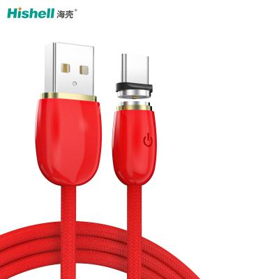 Cina Connettore di carico magnetico del cavo 3A USB del silicone liquido micro in vendita