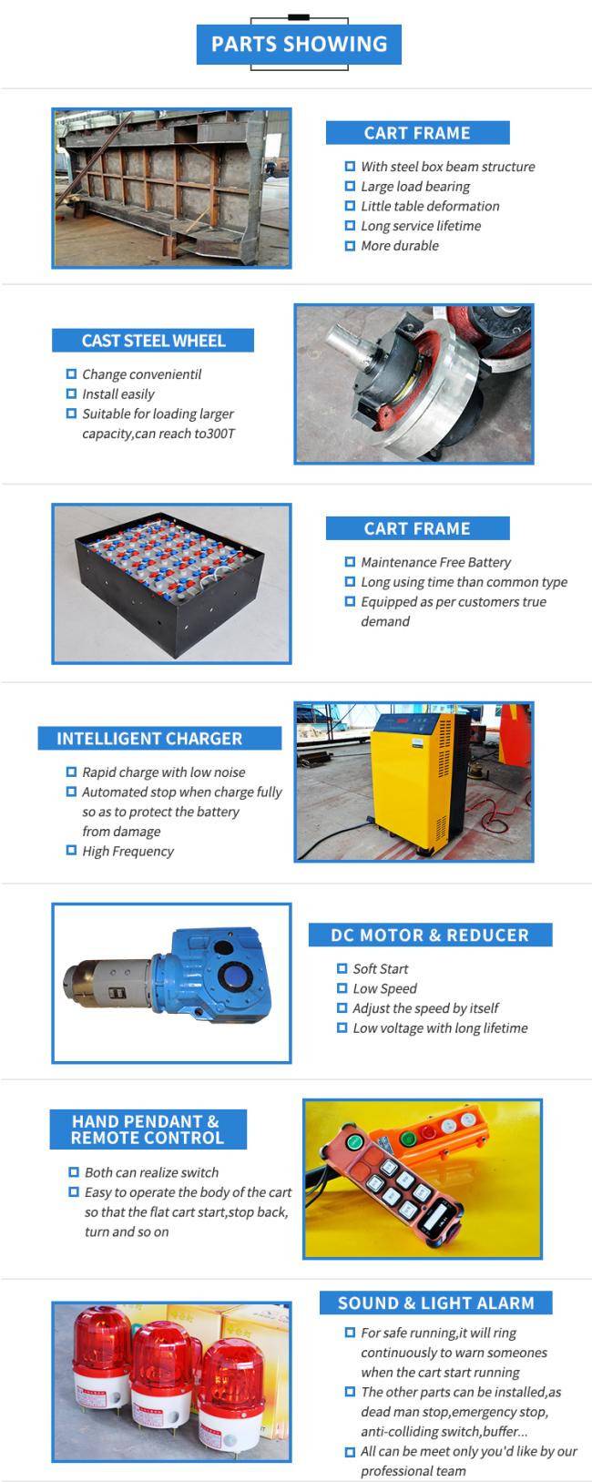 대용량 다이 이송 카트가 산업적인 필드를 위한 배터리 조종된 카트를 견인했습니다