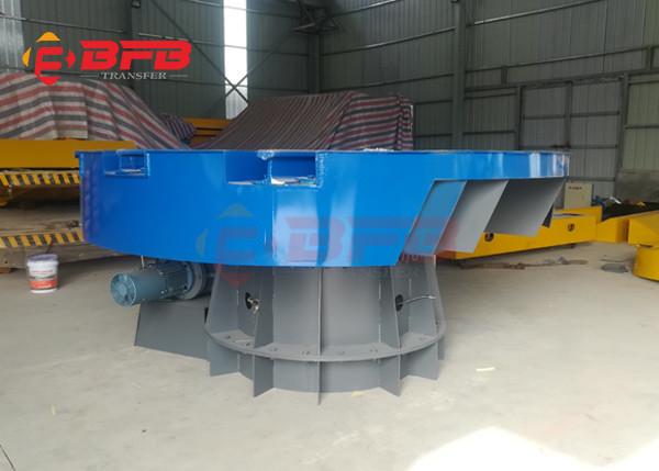 360 Degree Free Turning Industry Cross Rail Applying Turntable Transfer Cart Move On Rails