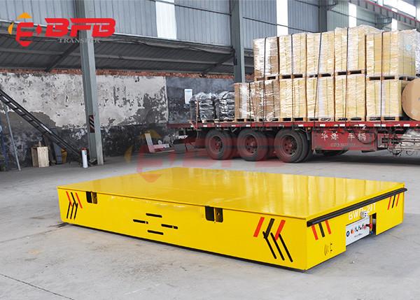 Sistema del carro de 30 Ton Motorised Flat Bed Transport para la dirección del tubo del metal