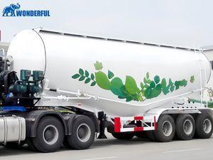 China Multi Axles High Volume Bulk Cargo Vehicle Blower Industrial Pour Powder Dry Material Unloading Malaysia Transport Cement Tanker for sale