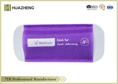 China Las correas reutilizables púrpuras hermosas del gancho de la rodilla/de la muñeca y del esquí del lazo cosen en logotipo en venta