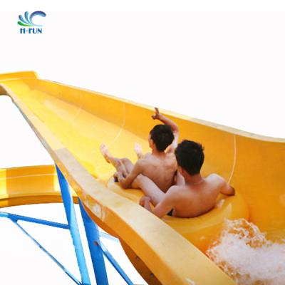 中国 Overlap Heat Bonding Figure 8 Double Water Park Tube Fiberglass Water Slide Tubes for Sale 販売のため