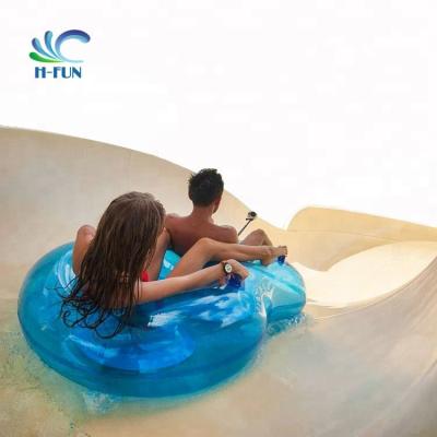 中国 New Transparent Blue Figure 8 Water Park Tube for Water Slide Fiberglass water slide for sale 販売のため