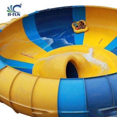中国 Overlap heat bonding cloverleaf tube for aqua park equipment water park fiberglass water slide 販売のため