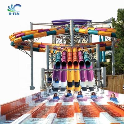 中国 New Ergonomic Design Water Park Racer Mat for Octopus Water Slide water park equipment 販売のため