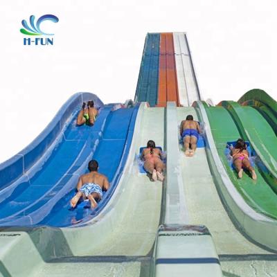 中国 Extra layer reinforced EVA Multi-lane water slide mat for Large fiberglass waterslide 販売のため
