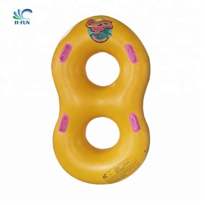 China Customize Logo Extra Reinforced 5 Handle Water Park Slide Double Tube 8 Water Park tube à venda