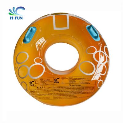 China Solid Orange Combine Clear Color 30 Gauge PVC Waterpark Single Tube for Wave Pool Float à venda