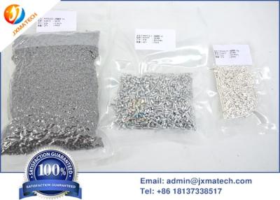 Chine Cibles granulaires argentées de pulvérisation d'AG 99,99% 3x3mm/6x6mm/3x6mm à vendre