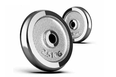 Cina il peso di Chrome di addestramento della palestra 2.5kgs placca i piatti della testa di legno del bilanciere con il foro di 30mm in vendita