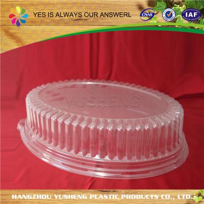 Cina Personalizzi il colore differente del chiaro dei coperchi di PS del partito della tazza piatto di plastica dei coperchi in vendita