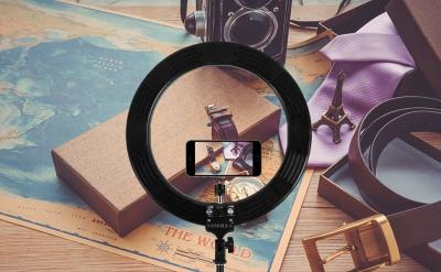 China Levende de make-up toont Dimmable Geleid Ringslicht voor Meeste Smartphone en de Camera Te koop