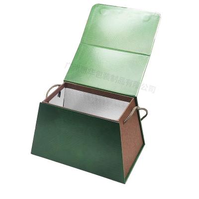 China Aangepaste gerecycleerde papieren geschenkdozen Voedselverpakking Biscuit Moon Cake met handvat Te koop