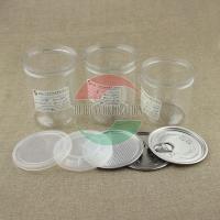 China Recyclable Round Tea Sugar 500ml Clear Pet Jars for sale