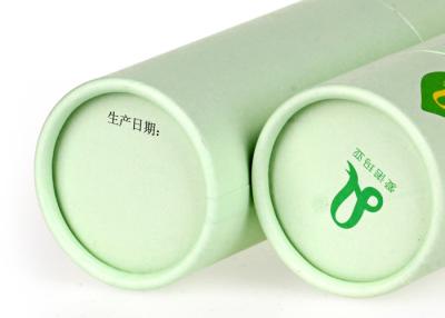 中国 色刷の耐湿性ひだが付くボール紙の筒包装シリンダー 販売のため