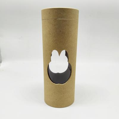 Китай Таможня напечатала трубку Kraft Biodegradable круга бумажную с окном продается