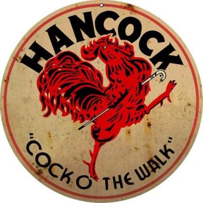 Cina La placca di metallo decorativa della parete firma la forma rotonda per il ristorante/cucina in vendita
