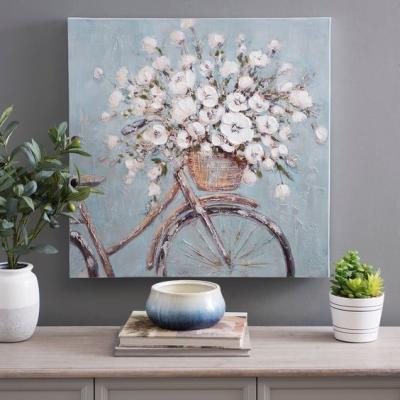 Cina Tela da dipinto amichevole 40x40 cm, arte personale della parete del fiore di Eco della parete della tela in vendita