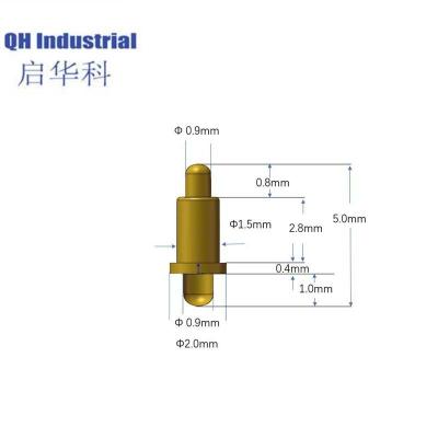 중국 Custom Brass Female And Male Spring Contact Loaded Pogo Pin Connector Contact Pin 1.4mm to 20mm Male Pin Terminal 판매용