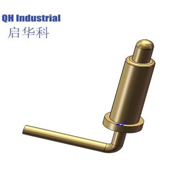 중국 Plated Gold Pins Probe Spring PCB Welding Pogo Pin Contact Electrical Brass Copper Connector Terminal Male Female 판매용