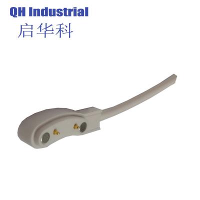 중국 신제품 USB 2.0 남성 2 핀 포고 전력 충전 케이블 자기 충전 케이블 스마트 워치 충전 핀 판매용