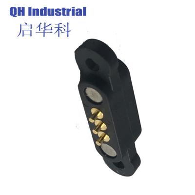 중국 스프링 로딩 포고 핀 커넥터 맞춤형 3 핀 직각 복선 3mm PCB 3 핀 커넥터 남성 OEM 여성 ODM 판매용